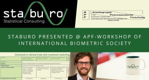 Staburo presented @ workshop from the working group Pharmaceutical Research (APF) | Data science ...